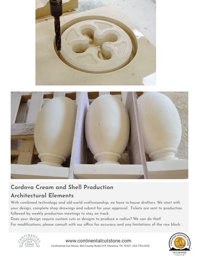 Continental Cut Stone - Cordova Cream and Cordova Shell Guide